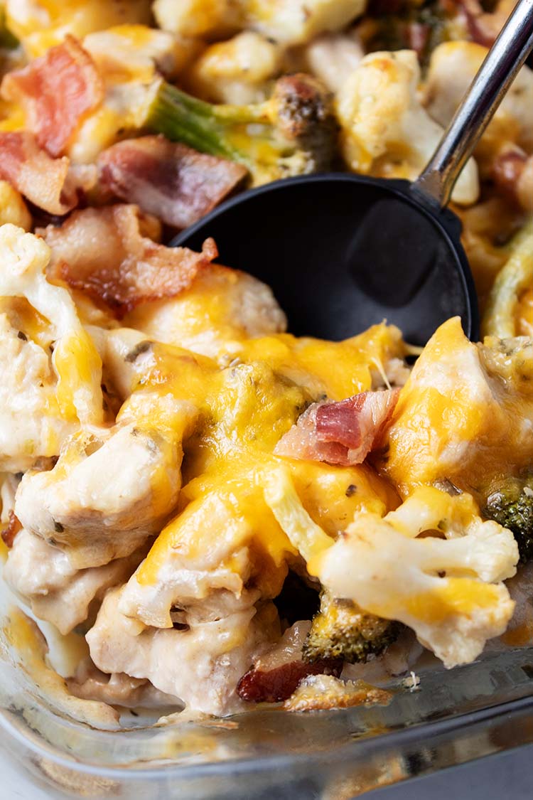 Chicken Bacon Ranch Casserole - Filling and Fabulous