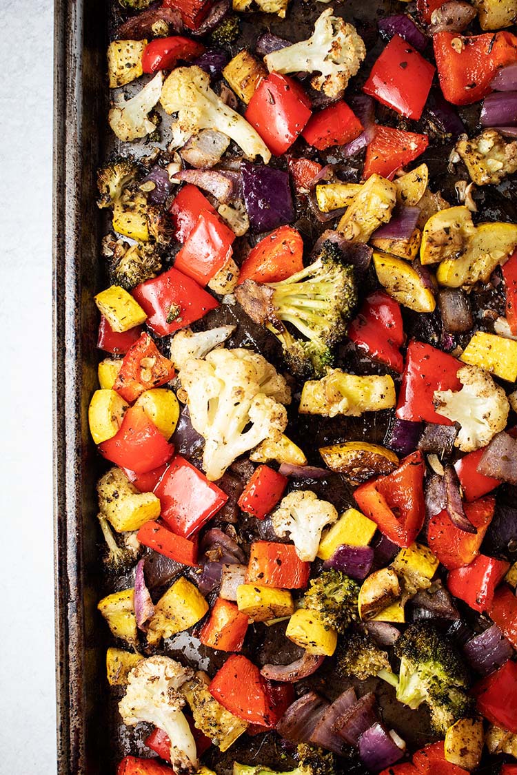 Oven Roasted Vegetables - Filling and Fabulous