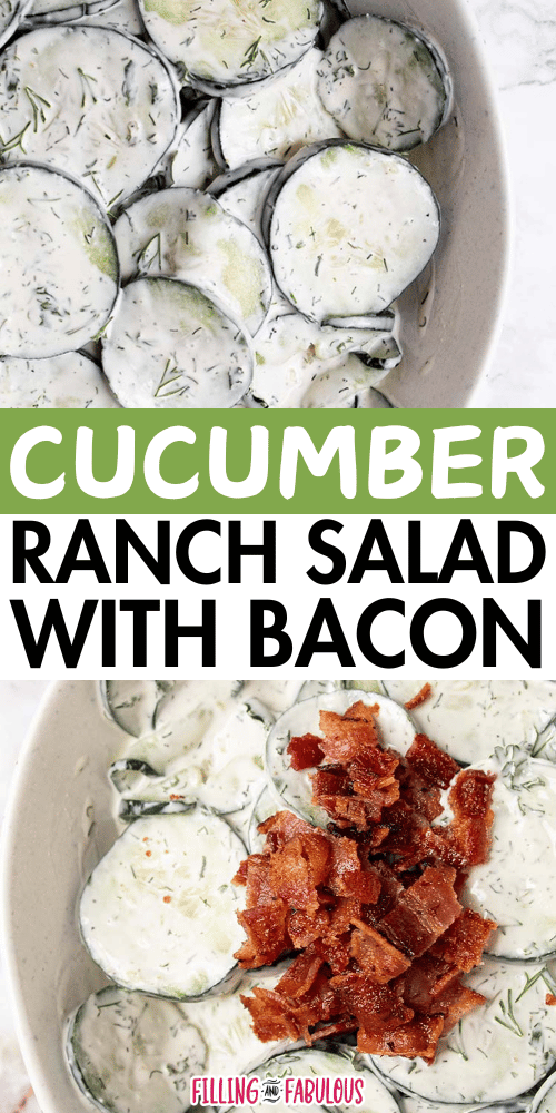 Cucumber Ranch Salad - Filling and Fabulous