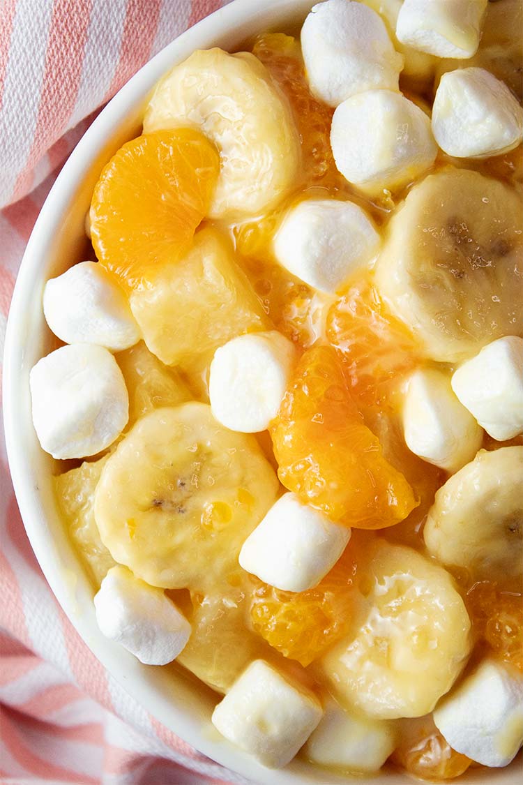 Marshmallow Fruit Salad - Filling and Fabulous